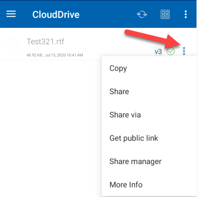 Руководство пользователя клиента Softline Drive CentreStack Android