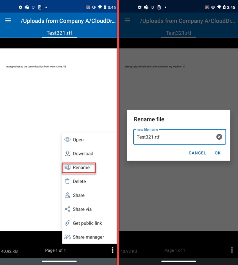 Руководство пользователя клиента Softline Drive CentreStack Android