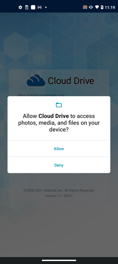 Руководство пользователя клиента Softline Drive CentreStack Android
