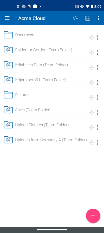 Руководство пользователя клиента Softline Drive CentreStack Android