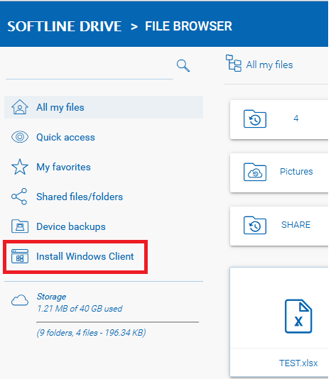 Руководство пользователя клиента Softline Drive CentreStack iOS