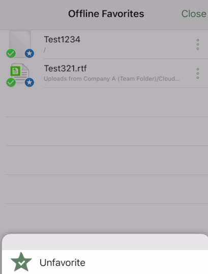 Руководство пользователя клиента Softline Drive CentreStack iOS